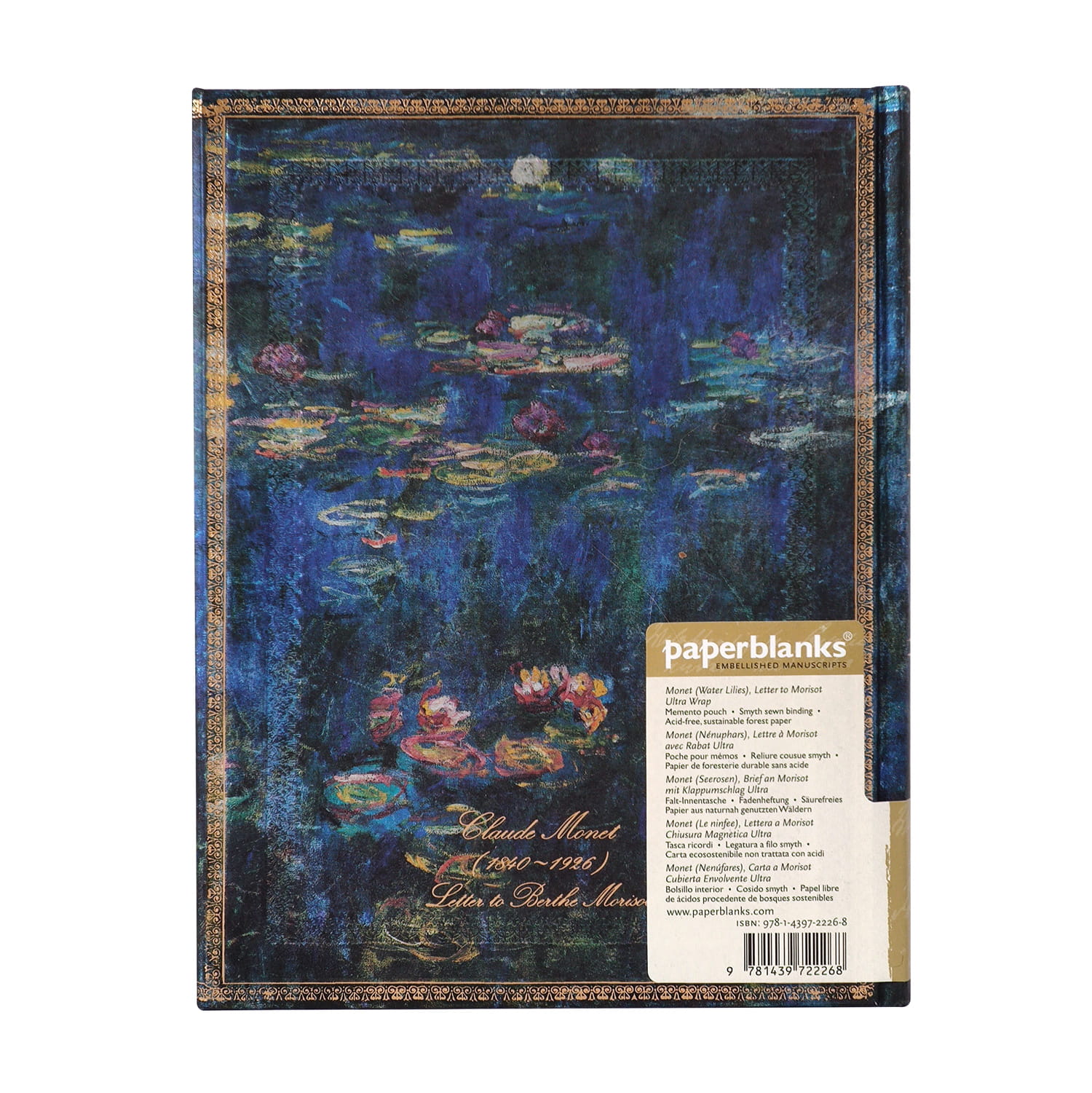 Szkicownik Paperblanks - Claude Monet Water Lilies - ultra wrap - ARTLY ...